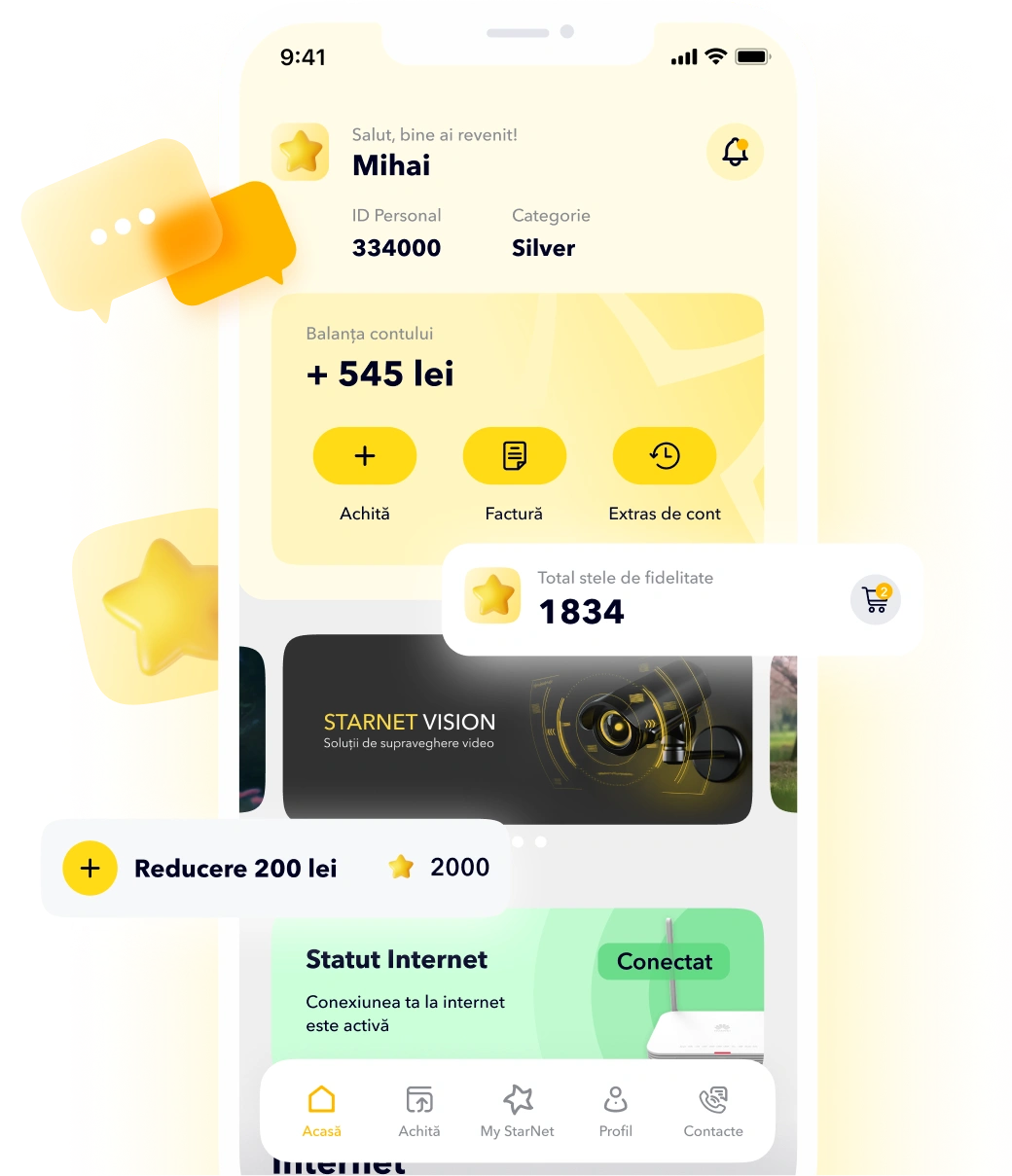 My StarNet – Conectează-te simplu și rapid!